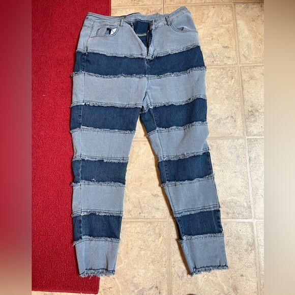 SHEIN | Jeans | Patchwork Jeans | Poshmark